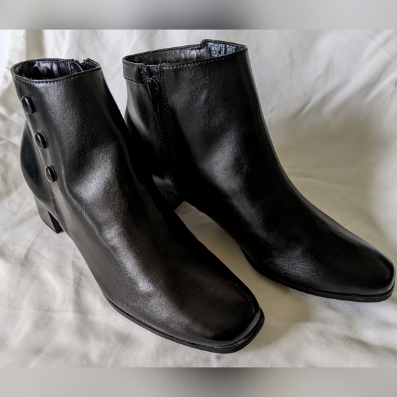 croft & barrow | Shoes | Croft Barrow Black Ankle Boots Size 9m | Poshmark